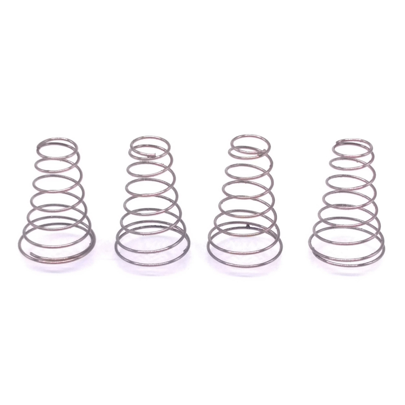 4pcs Wire dia 0.4mm Steel Coil Conical Helical Compression Spring ...