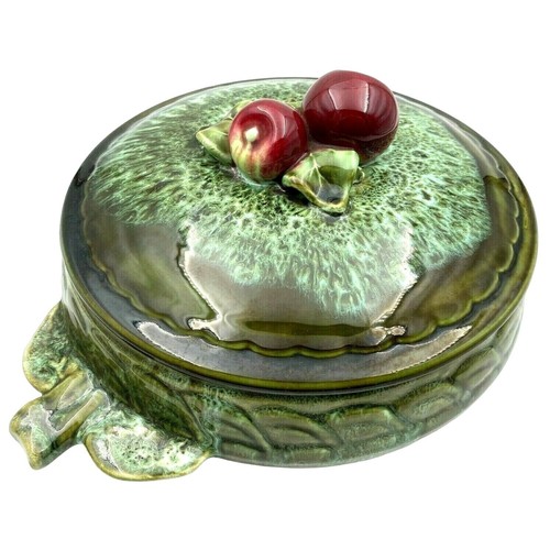 Vintage Wade California Pottery Green Drip Glaze Apple Leaf Covered ...