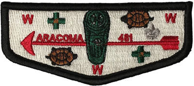 Aracoma Lodge 481 Black Warrior Council AL S27 Flap BLK Bdr (YX789) | eBay