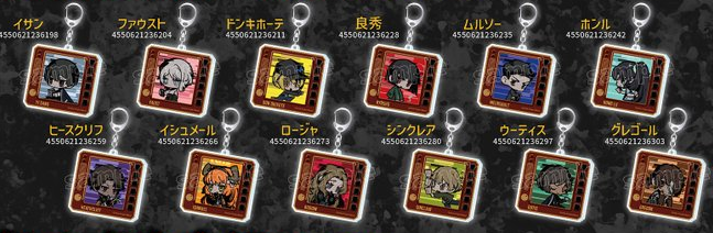 Limbus Company Acrylic Keychain Keyholder Project Moon Animate limited ...