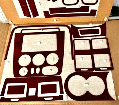 HUMMER H3 FIT 2006 - 2010 New Interior SET CHERRY BURL WOOD Dash Trim ...