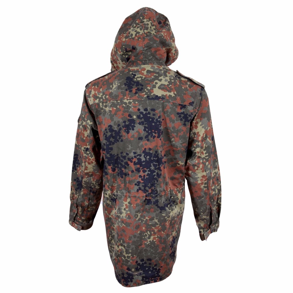 PARKA German Army Combat Jacket + Original Liner Loose Fit Hood ...