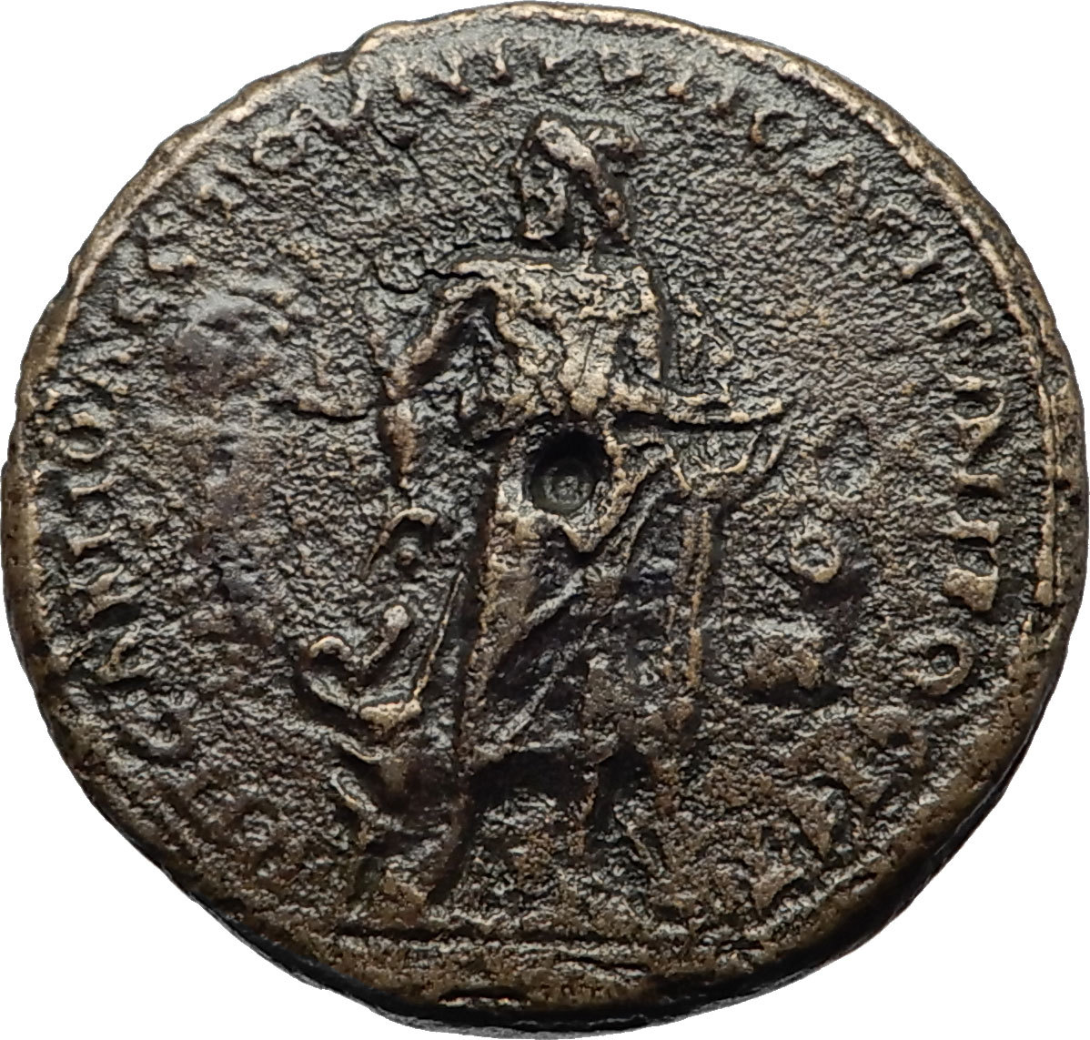 GORDIAN III Authentic Ancient Nicopolis ad Istrum Roman Coin ASCLEPIUS ...