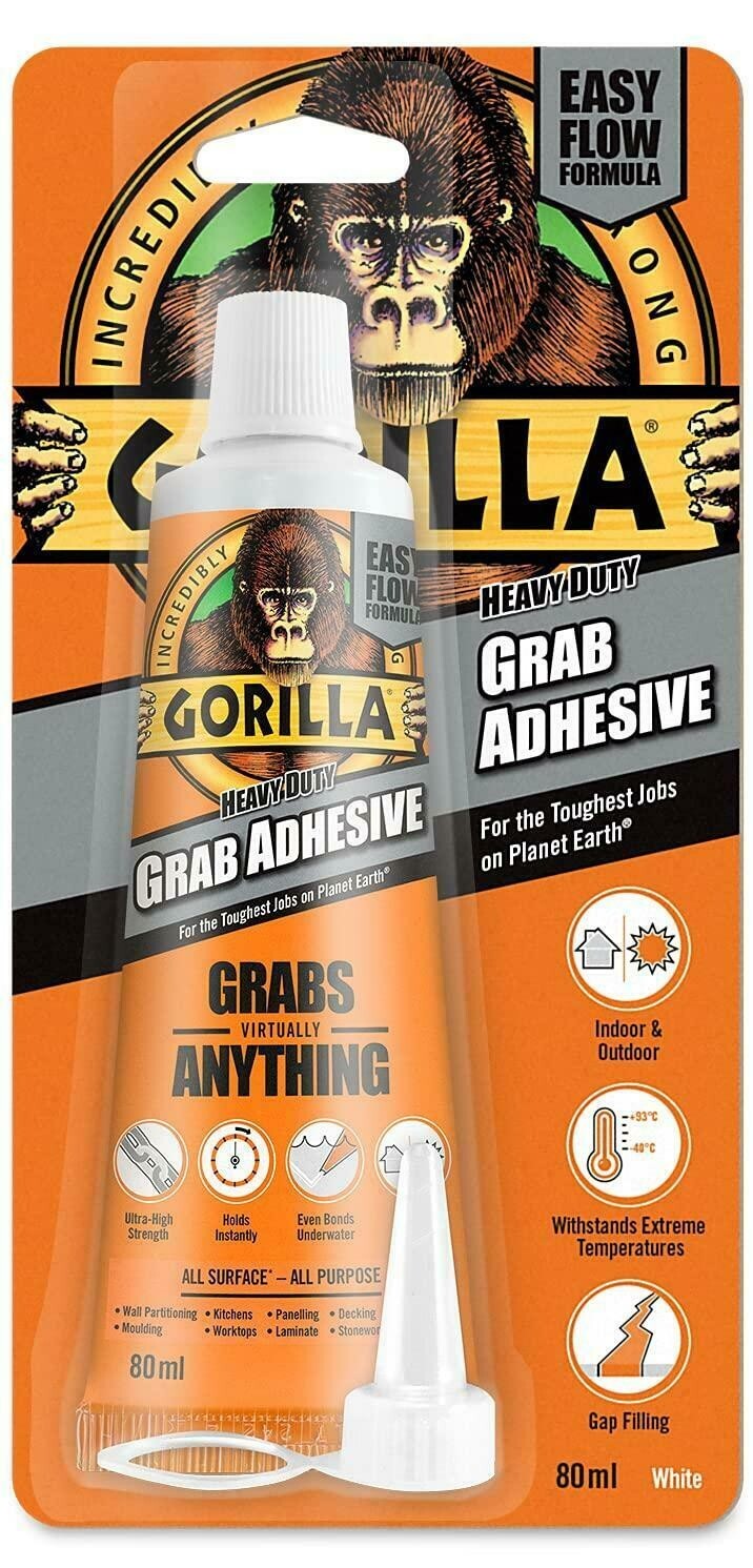 Gorilla Glue Heavy-Duty Grab Adhesive, 80 ml (2044301) for sale online ...