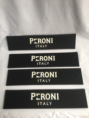 Peroni Italy - Bar Runner Beer Drip Rubber Mat MAN CAVE/BAR 55cm X 12cm ...