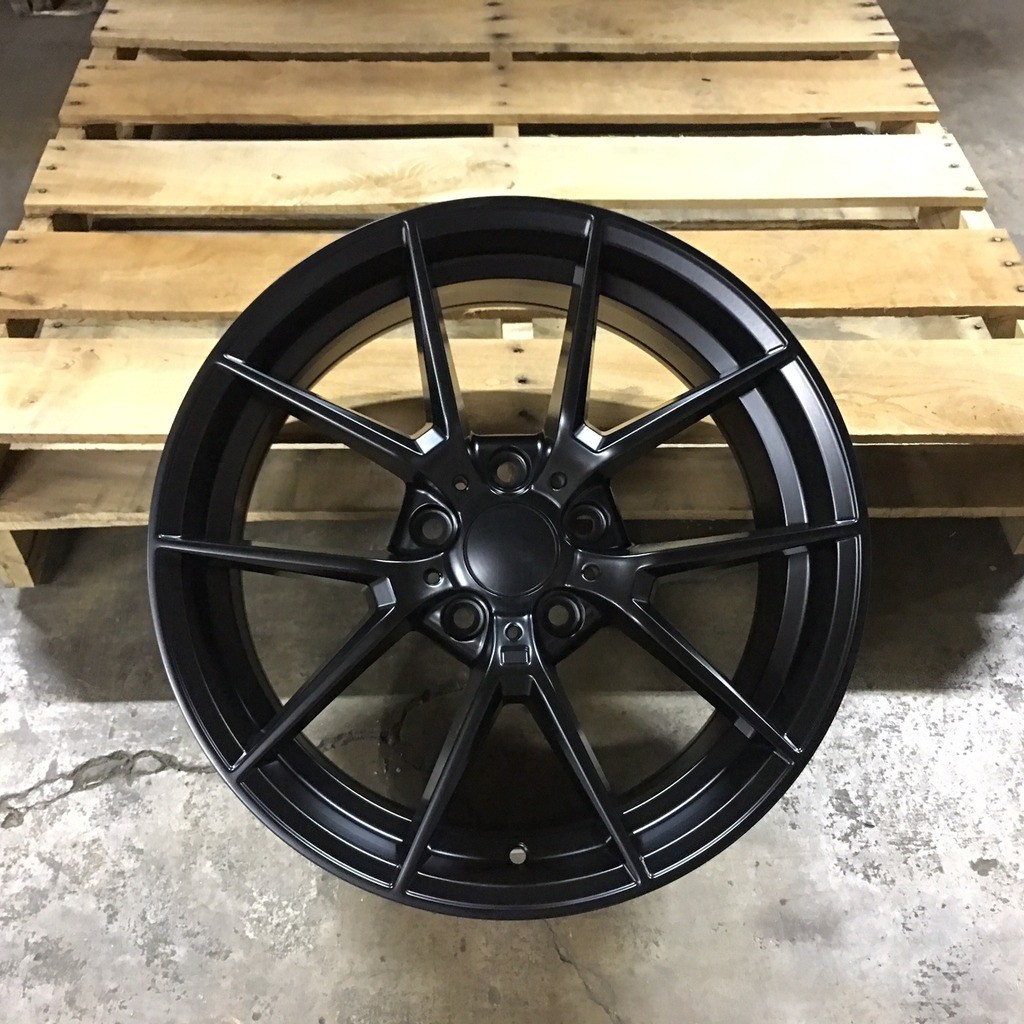 18" MATTE BLACK WHEELS RIMS M3 CS STYLE FITS BMW 323 325 328I 330 335I ...