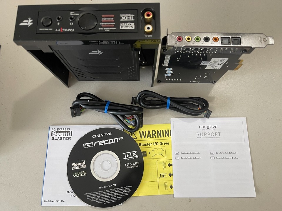 Creative Sound Blaster Recon3D THX PCIE Fatal1ty Pro Champion Series ...