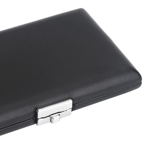 PU Leather Cover Black Bassoon Reed Container Box Case With Slots For ...
