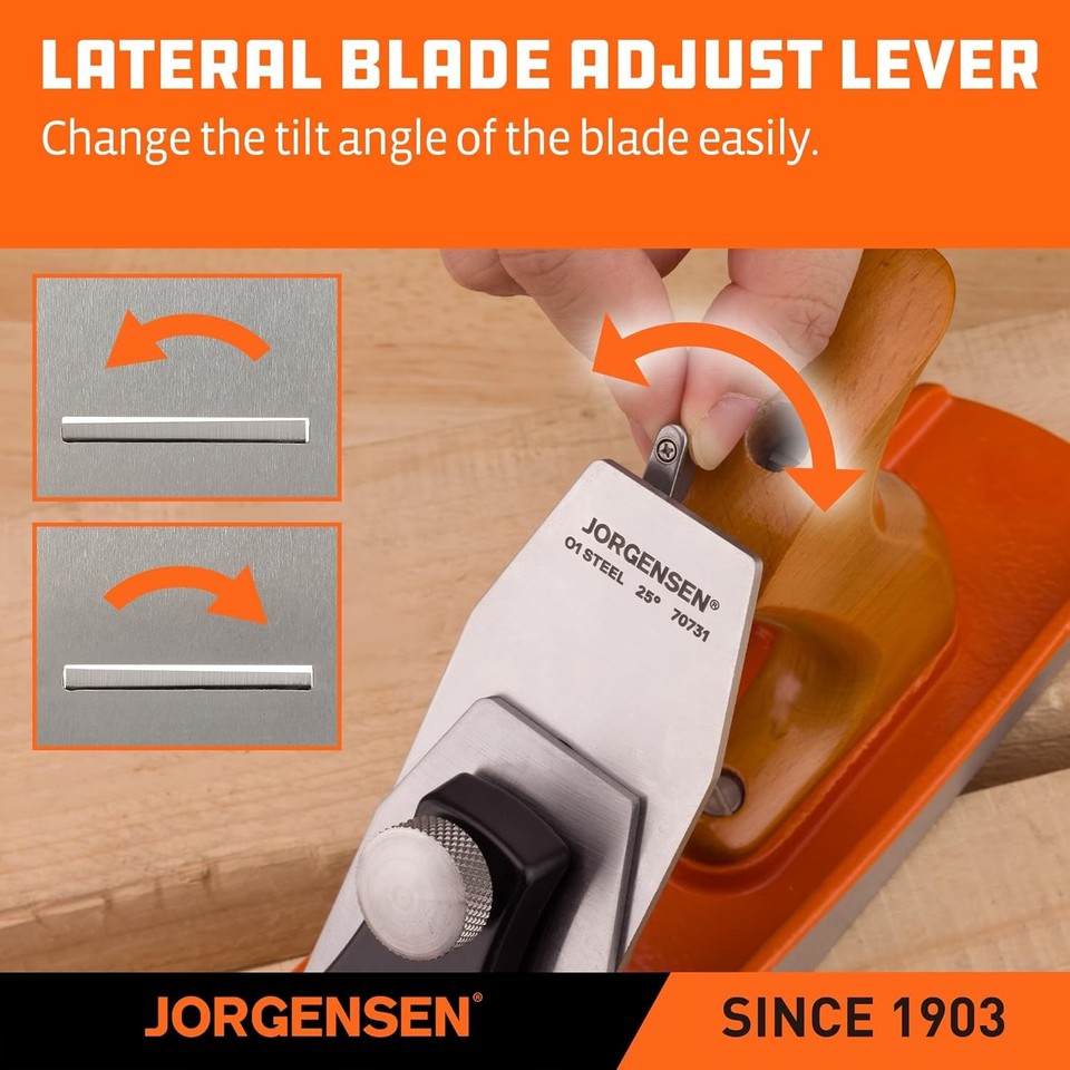 JORGENSEN No.5 Hand Planer Wood Planer for Flattening Jack Plane for ...