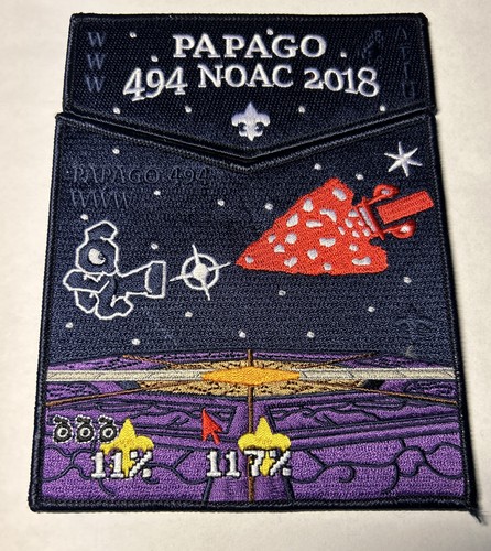 Papago 494 NOAC 2018 Two Piece Purple Patch #b | eBay