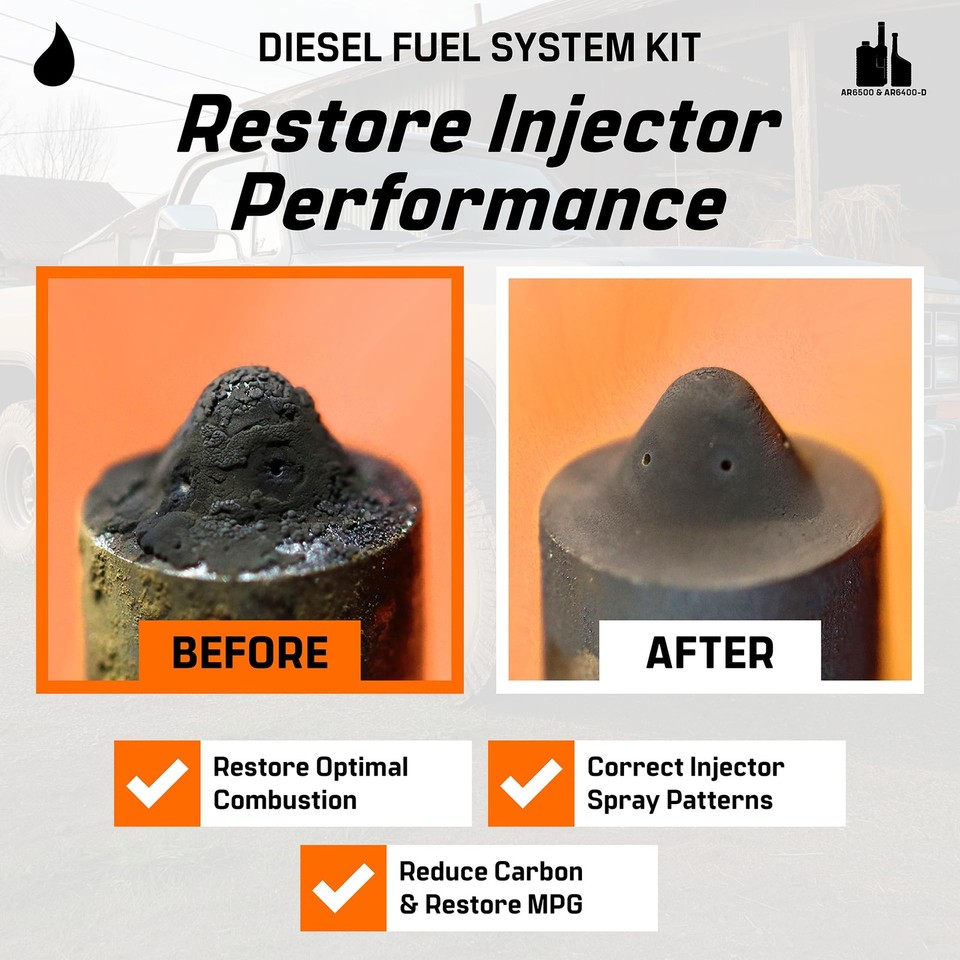 Archoil Diesel Fuel System Kit - AR6500 Diesel Treatment 40 oz + AR6400 ...