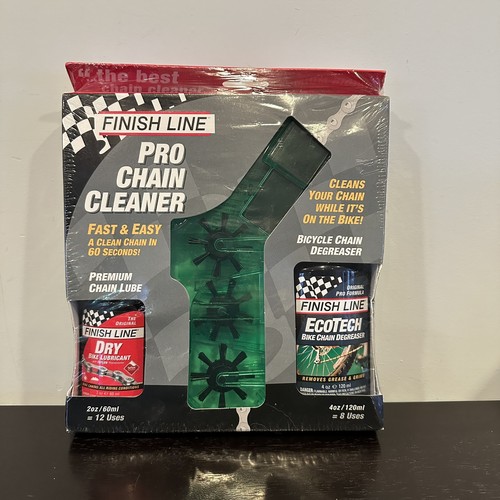 FINISH LINE PRO CHAIN CLEANER W/ 2OZ DRY LUBE AND 4OZ ECOTECH DEGREASER ...