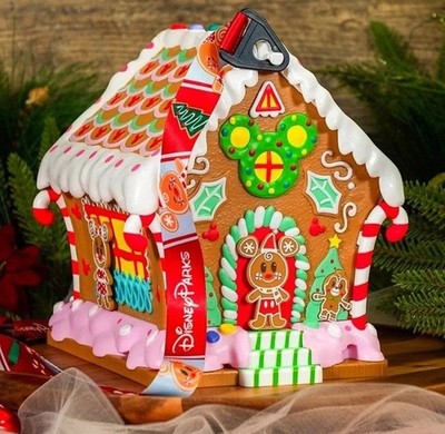 Disneyland 2025 Mickey & Minnie Gingerbread House Christmas Popcorn ...