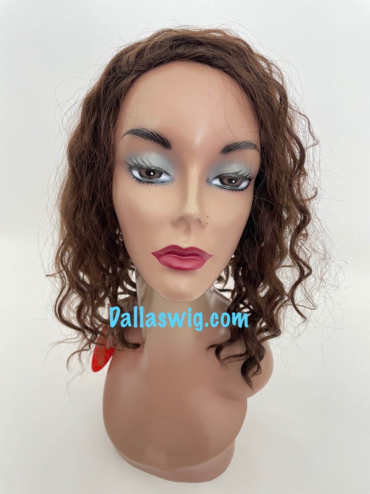 SALE 100% Human Hair 3/4 Wig Half Wig with Combs Curly Wavy Bob H Swing ...