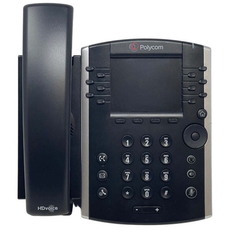 Polycom VVX 411 Gigabit IP Phone (2200-48450-025) - Refrb (Grade A) w/1 ...