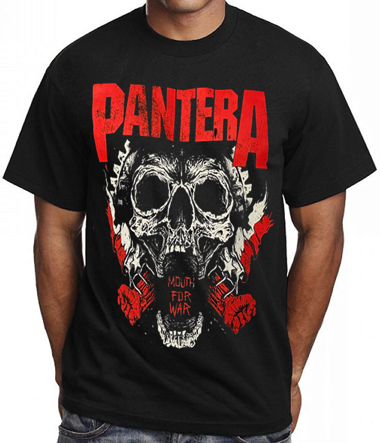 PANTERA MOUTH FOR WAR Heavy Metal Band Black T-Shirt | eBay