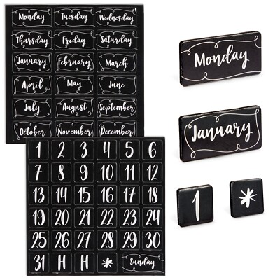 50 Piece Magnetic Calendar for Classroom and Whiteboard with Day, Month ...