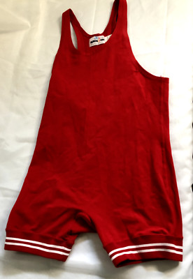 Vintage 70's or 80's Spanjian Wrestling Singlet Sz 42 San Marcos Ca. | eBay