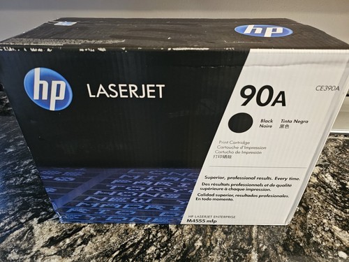 NEW GENUINE - HP 90A BLACK TONER CARTRIDGE - CE390A - Sealed Box ...