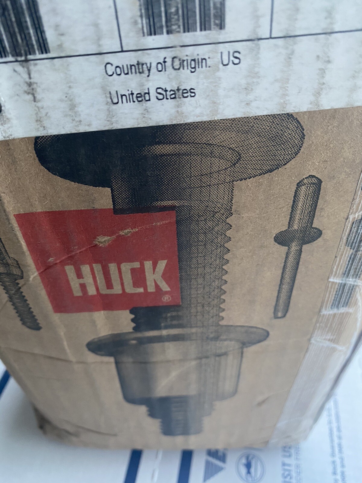 (50ea) Huck C6LBHS-U12-10 High Shear Strength Lockbolt Pins , Free ...