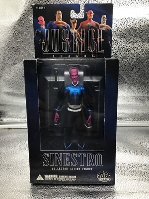 ALEX ROSS JUSTICE LEAGUE 6" SINESTRO FIGURE WITH STAND | eBay