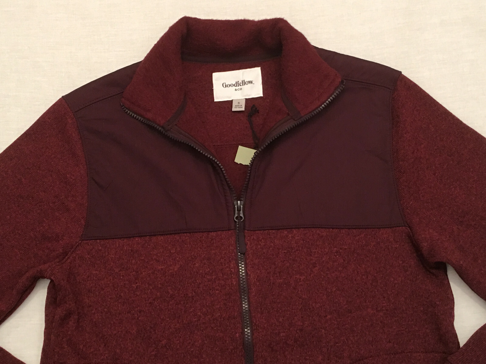 Goodfellow & Co Mens Various Colors Zip Sweater Fleece Shirt Jacket ...