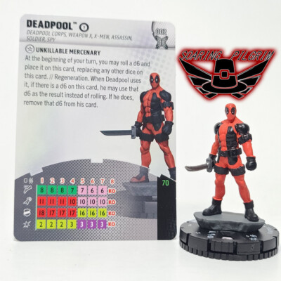 Marvel Heroclix DEADPOOL - 002 - COMMON Deadpool Weapon X Set | eBay