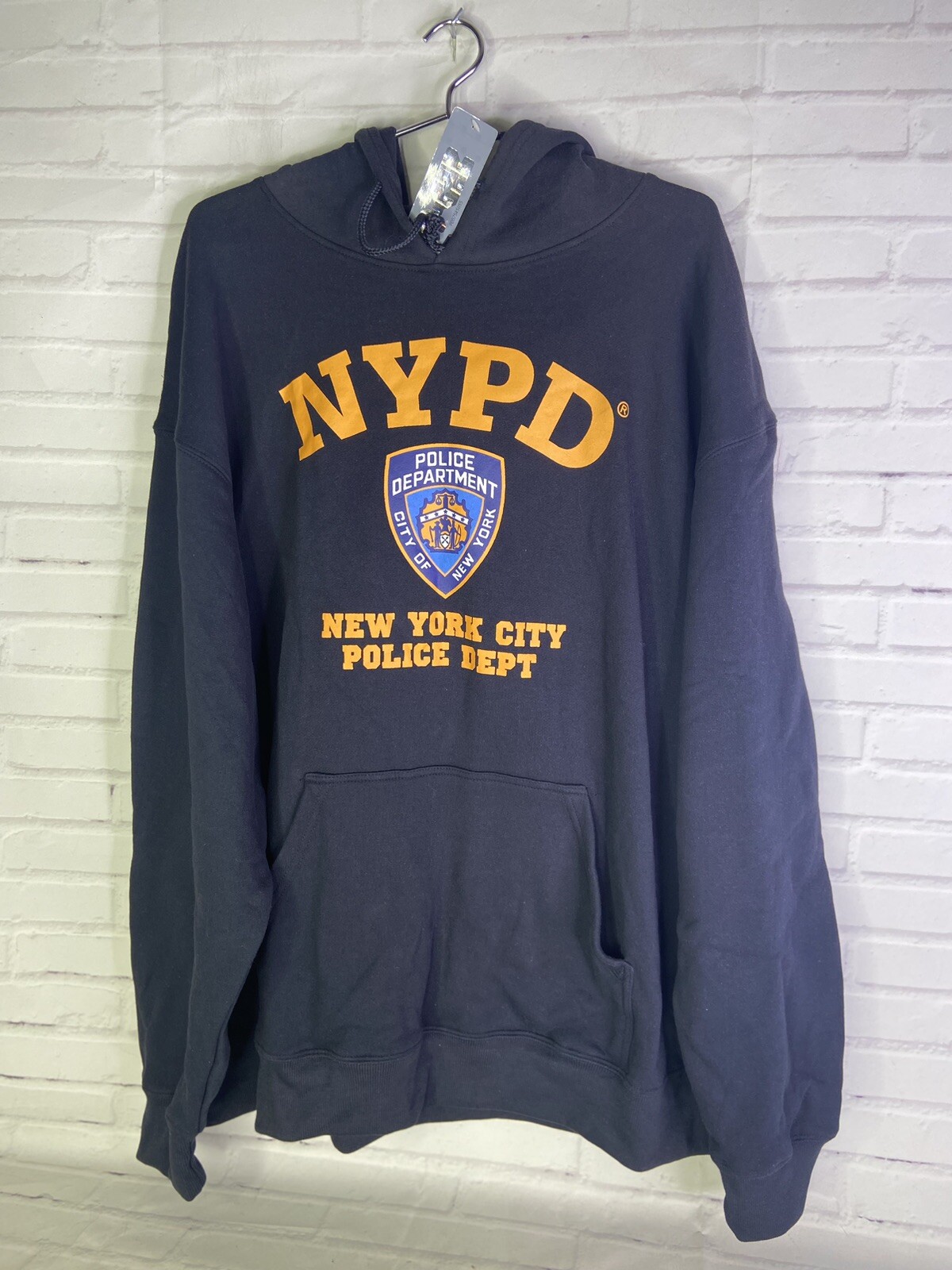 New York City Police Department NYPD Licensed Hoodie Sweatshirt Blue ...