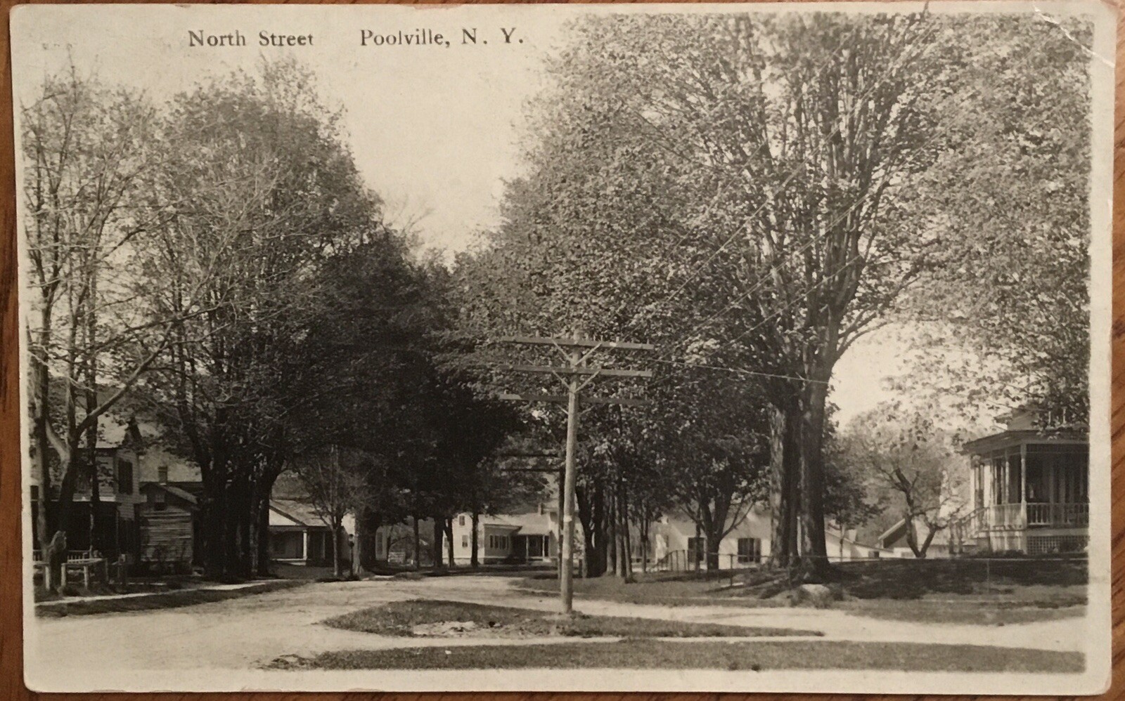1910 Real Photo Postcard Poolville, New York North Street, Several ...