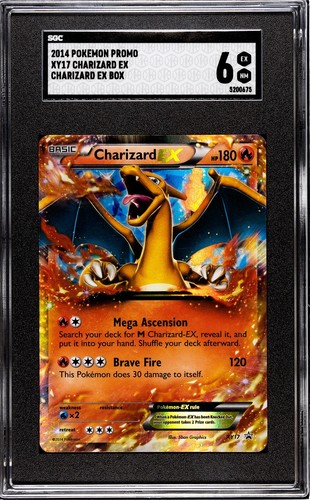 Pokemon TCG Charizard EX XY17 Holo Promo Card X&Y SGC 6 EX, NM | eBay