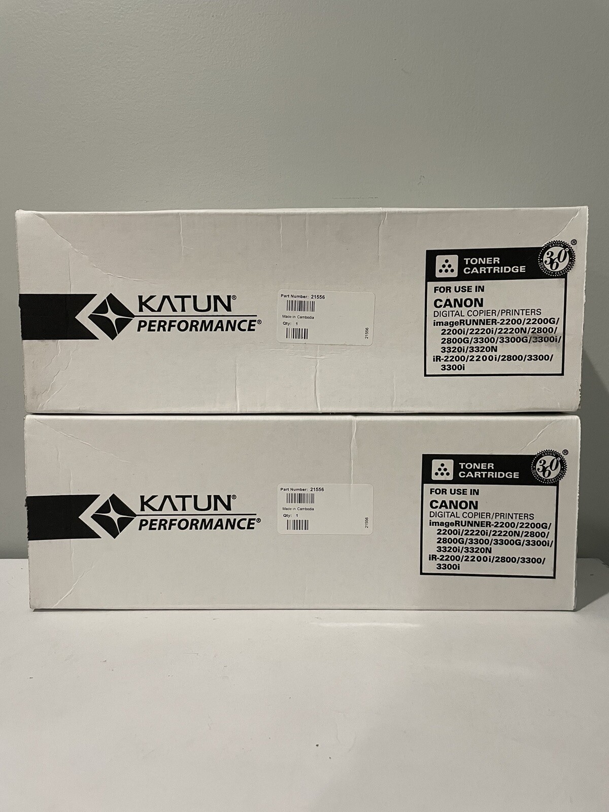 Canon GPR-6 Black Compatible Katun 021556 lot of 2 Toners imageRunner ...