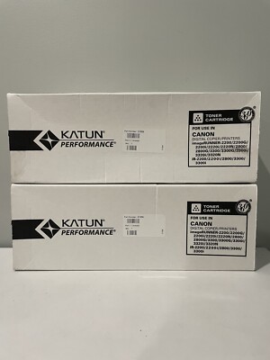 Canon GPR-6 Black Compatible Katun 021556 lot of 2 Toners imageRunner ...