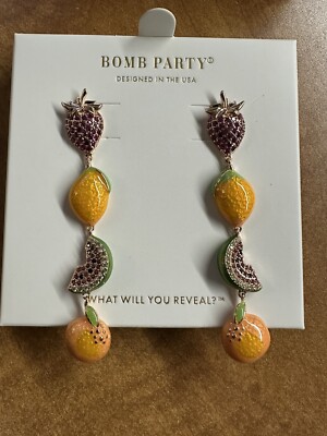 BP Market Fresh Earrings "Delicious in the Details" RBP6096 Rose Gold ...
