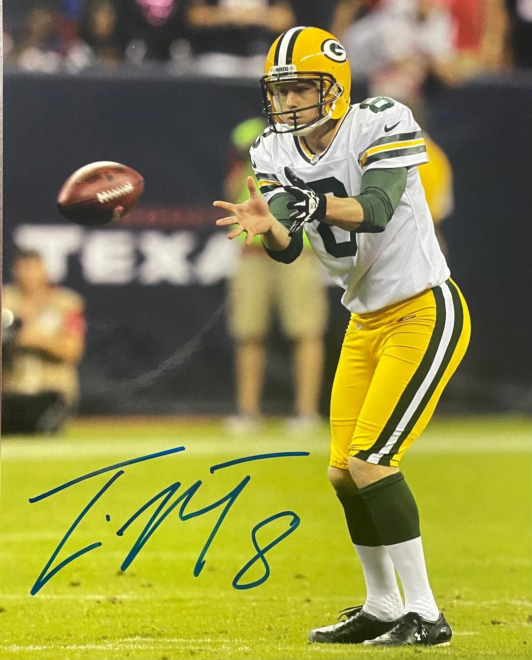 Green Bay Packers Punter TIM MASTHAY Signed 8X10 Photo #1 AUTO | eBay