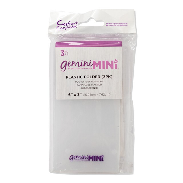 Set of 3 Gemini Mini Plastic Folders - 6'' x 3'' for sale online | eBay