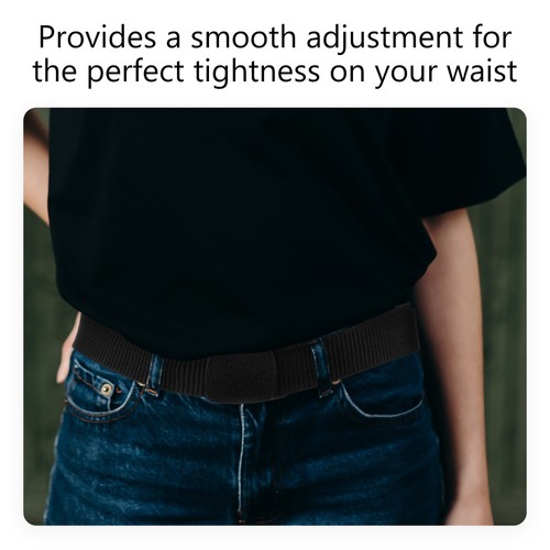 Travel Money Belt Hidden Pocket Thin Belts for Men Men's Casual Nylon ...