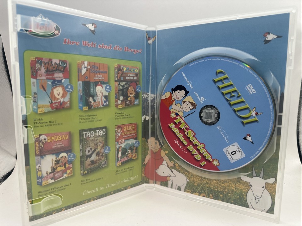 Heidi – TV-Serie DVD 1 + 2 + Winter mit Heidi | 3 DVDs Box | Deutsch ...