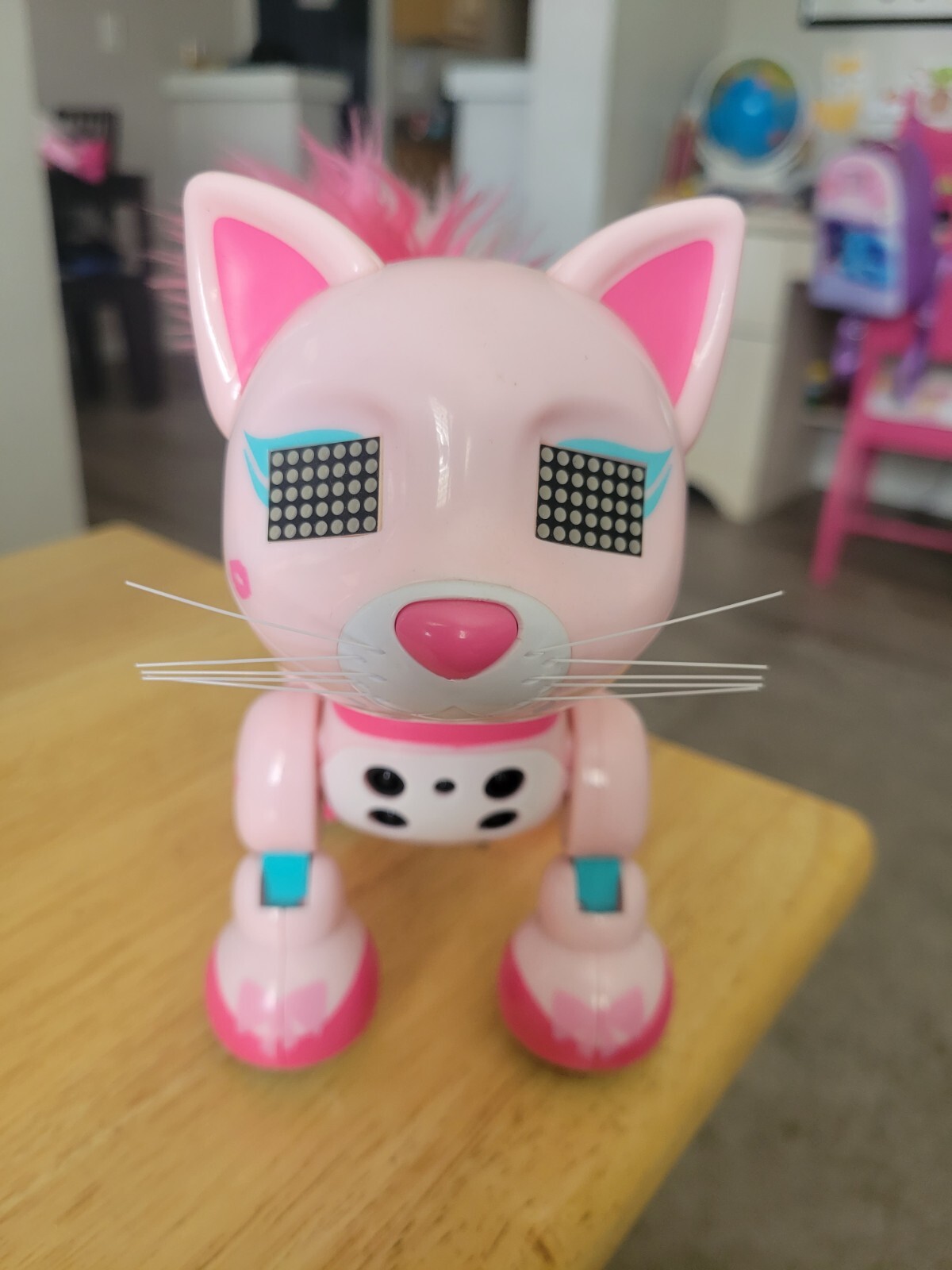 Spin Master Zoomer Meowzies Interactive Pink Cat Kitten 2016 | eBay