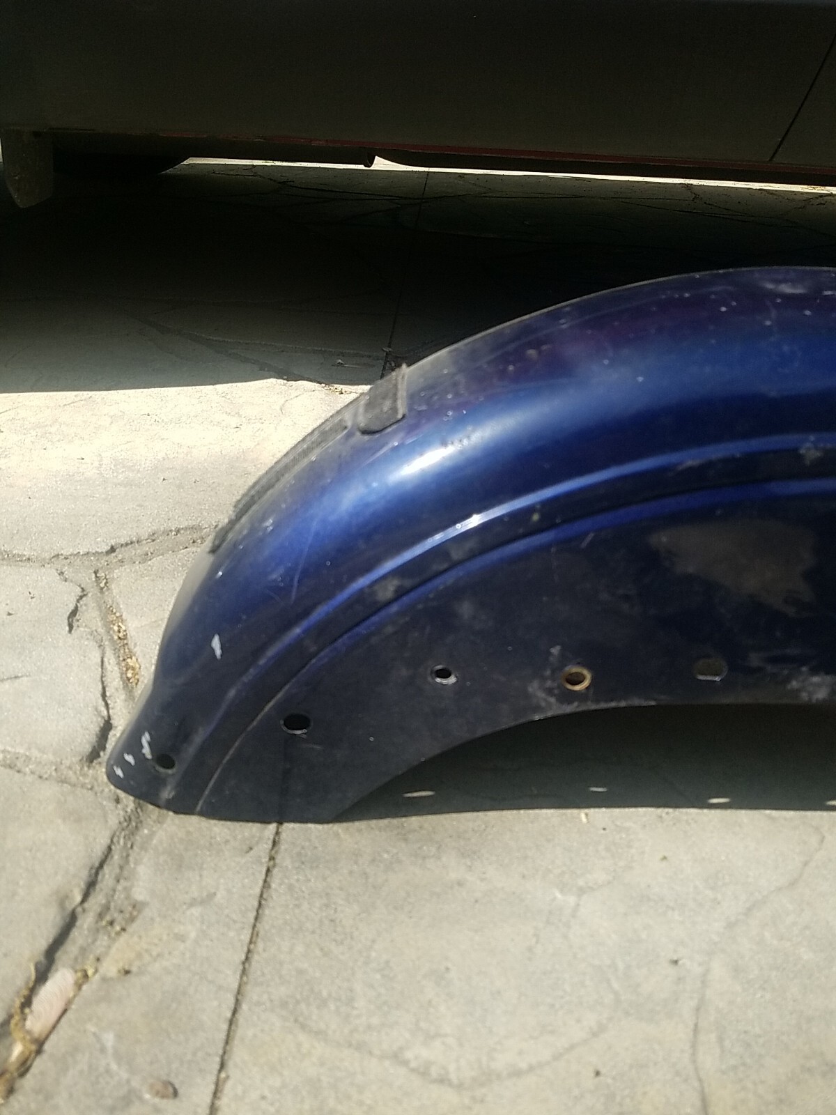 Old Harley-Davidson Motorcycle Original Knucklehead Panhead Rear Fender ...