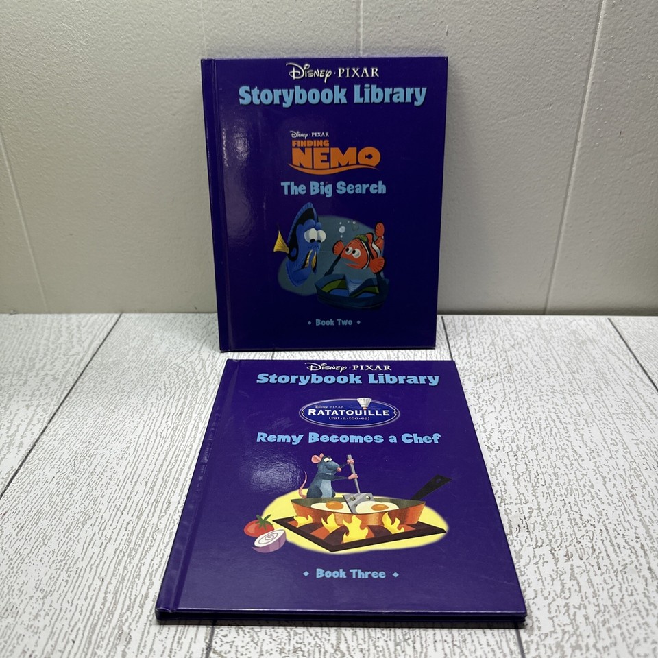 Disney Pixar Hardcover Storybook Library Collection 9 Books | eBay