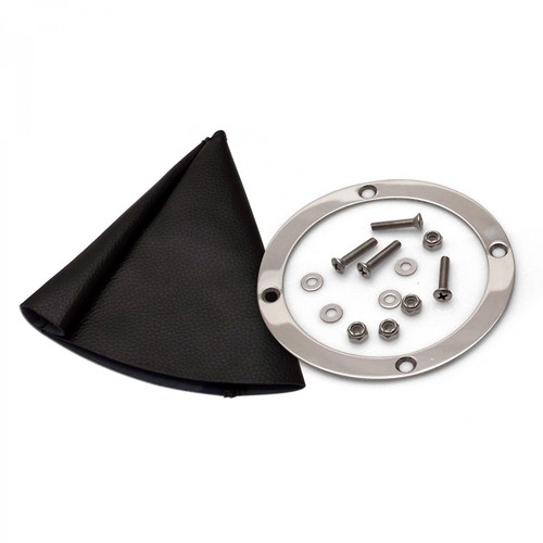 Vertical Shift or Emergency Brake Black Boot and Silver Ring american ...