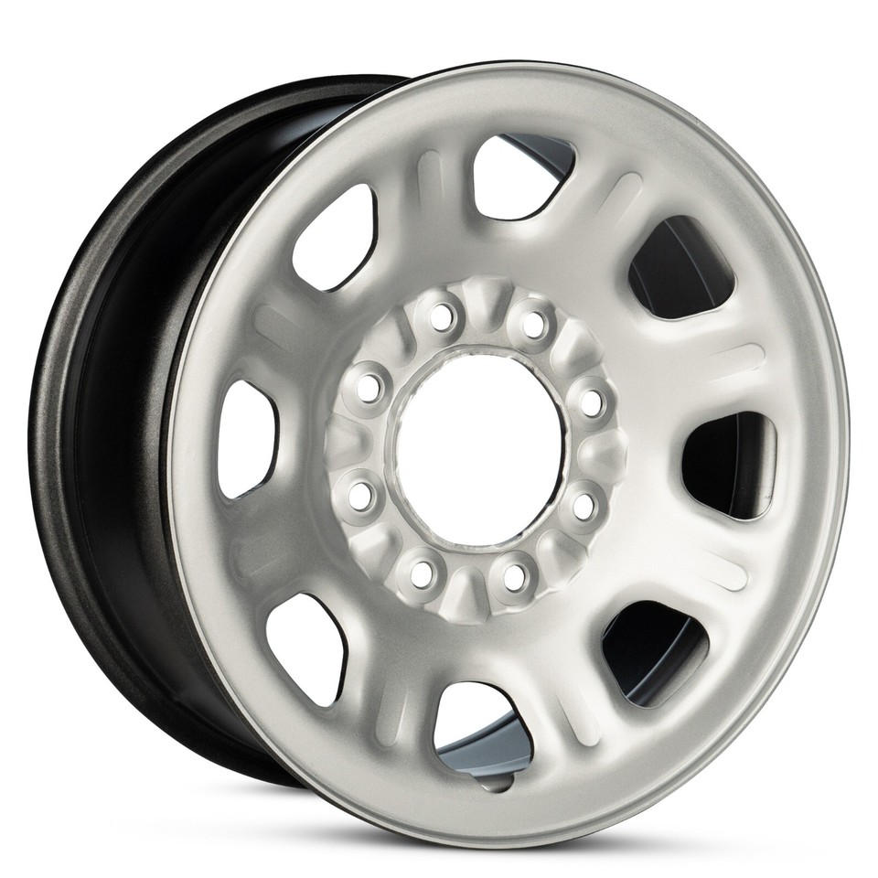 New Wheels For 2011-2025 Chevrolet Silverado 2500 18 Inch Silver Steel ...