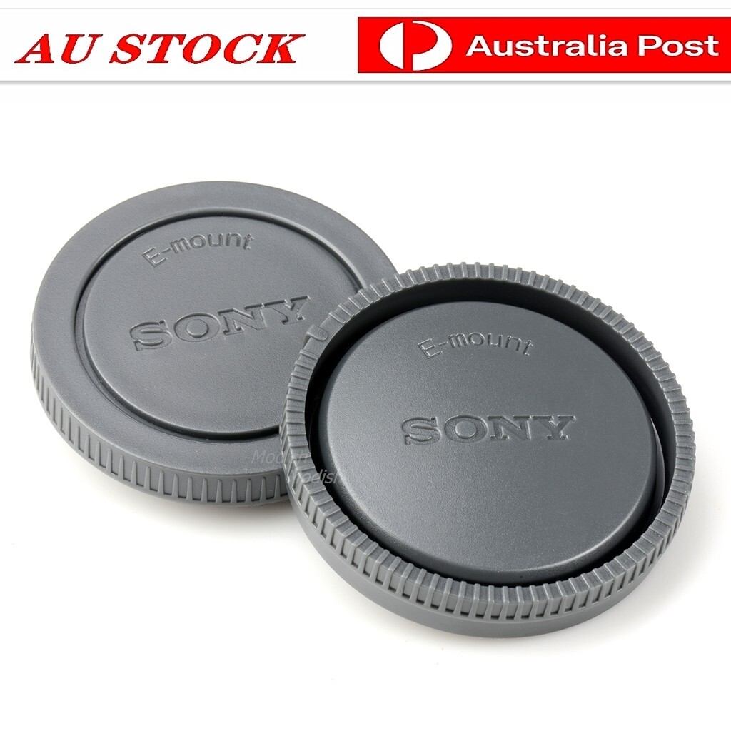 Sony Body Cap + Rear Lens Cap For Sony E-Mount Camera and Rear Lens ...