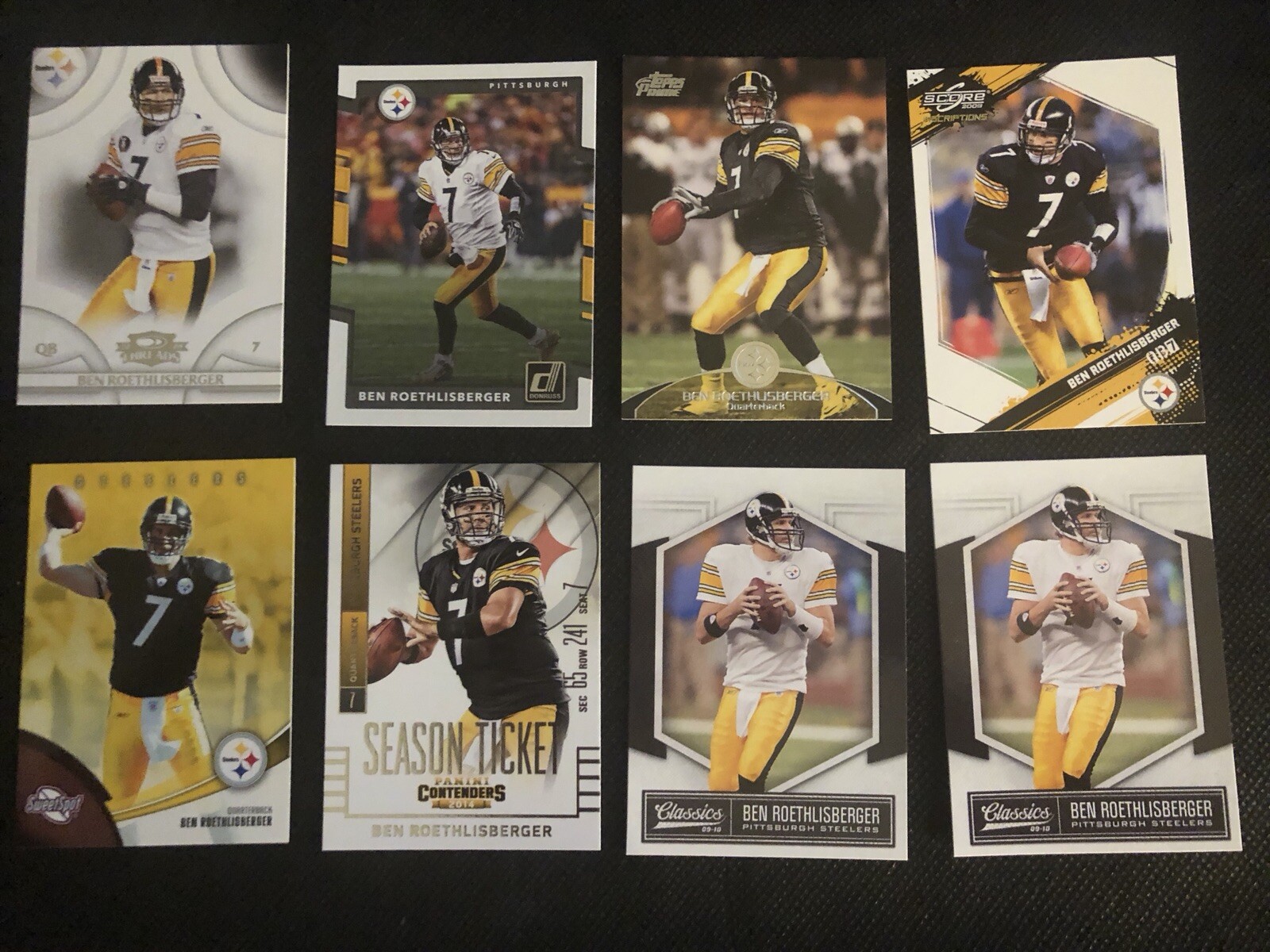 Lot Of 50 Pittsburgh Steelers Cards Plus An Additional 5 Ben ...