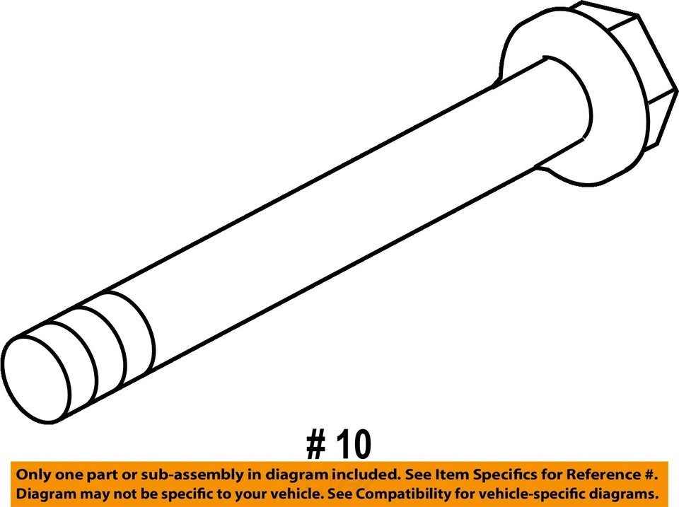 FORD OEM 04-23 F-150 Suspension Components-Front Bracket Bolt ...