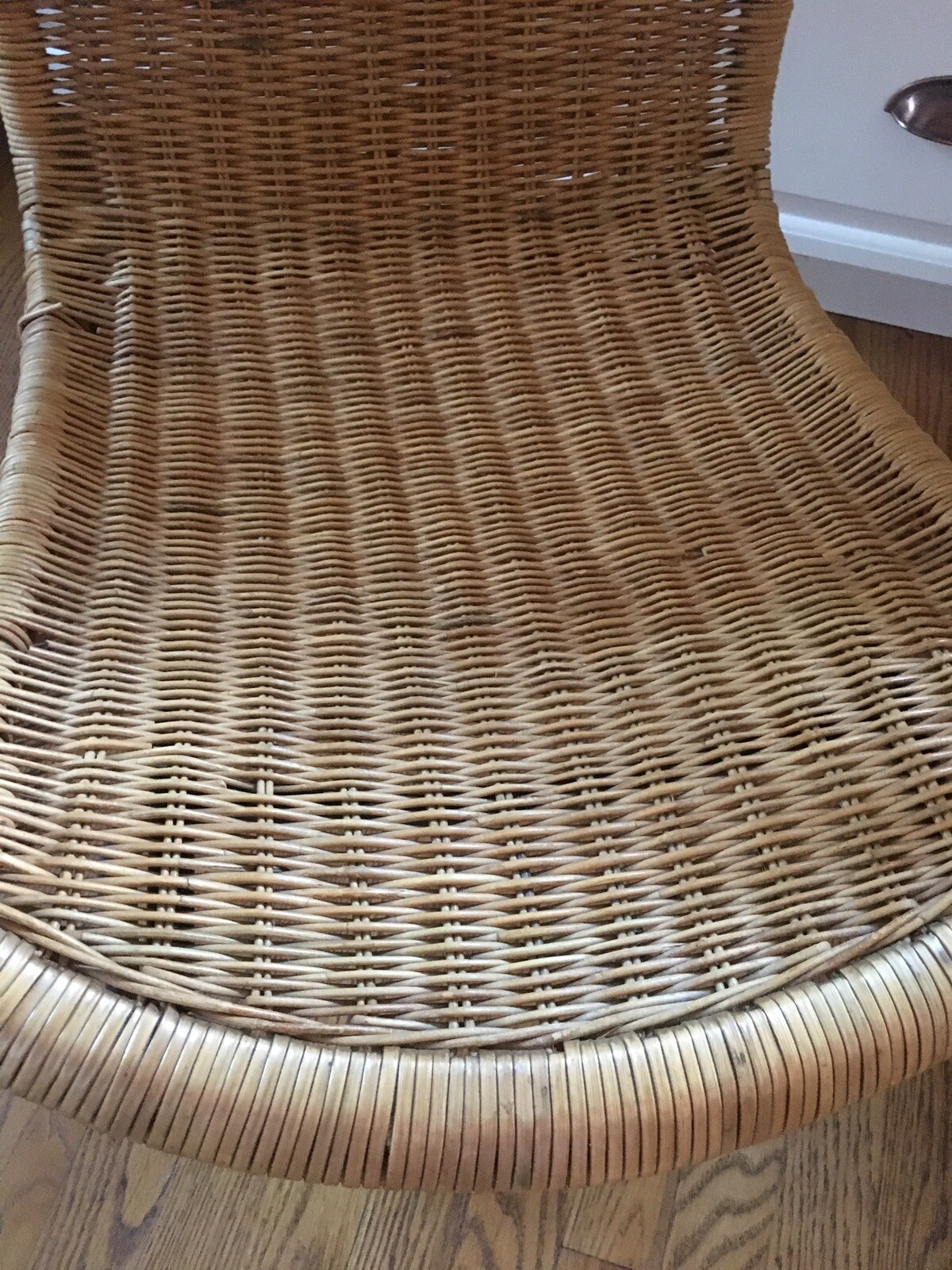 Mid Century Arthur Umanoff Wicker Basket Chairs - Pair | eBay