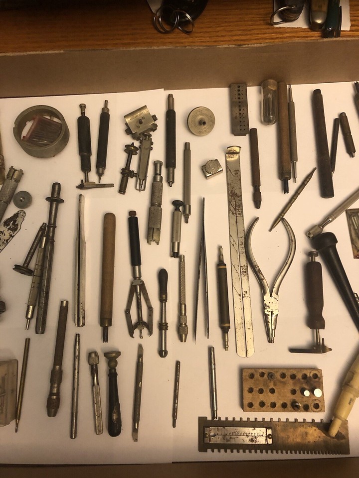 Antique/ Vintage Watch Repair Tools Lot | eBay