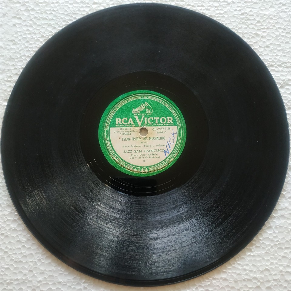 JAZZ SAN FRANCISCO w/Oscar Anderle Victor 68-2371 ARGENTINA 78 ARROZ ...