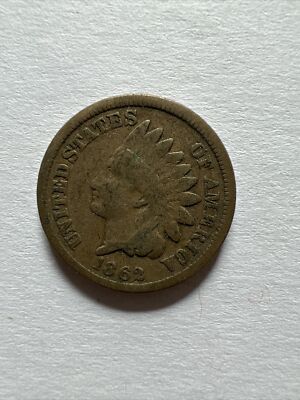 1862 Indian Head Cent Penny 1C Civil War Date US Coin | eBay