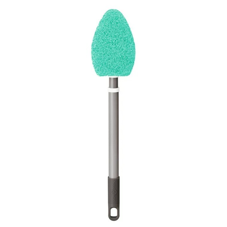 Scotch-Brite Shower and Tub Non-Scratch Scrubber w/ Extendable Handle ...